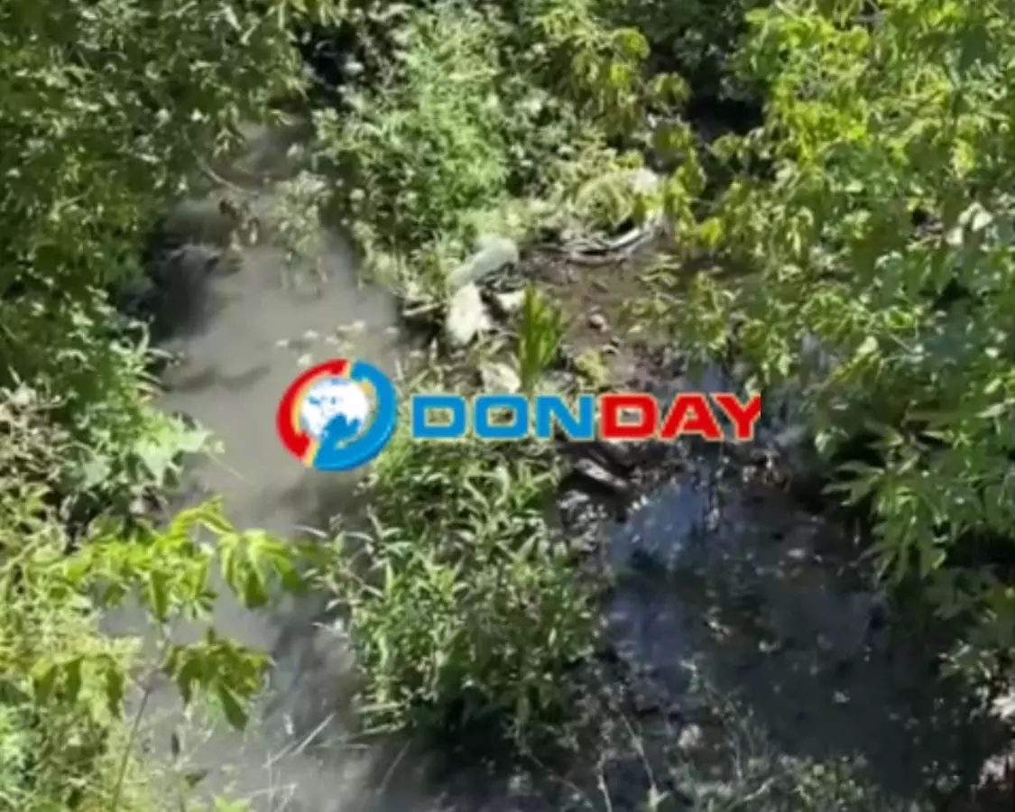 В Шахтах местные жители зафиксировали слив канализационных стоков в реку Атюхту » DonDay