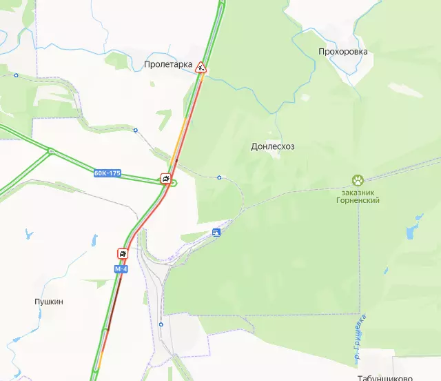 Громадная пробка из-за двух ДТП и дорожных работ сковала движение на М-4 «Дон» » DonDay