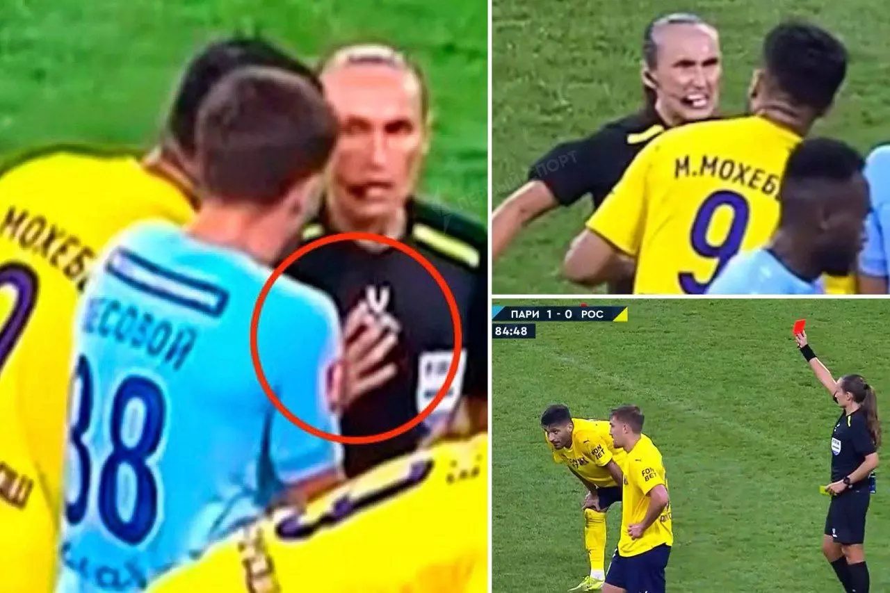 Судья Вера Опейкина удалила футболиста «Ростова» за касание во время матча » DonDay